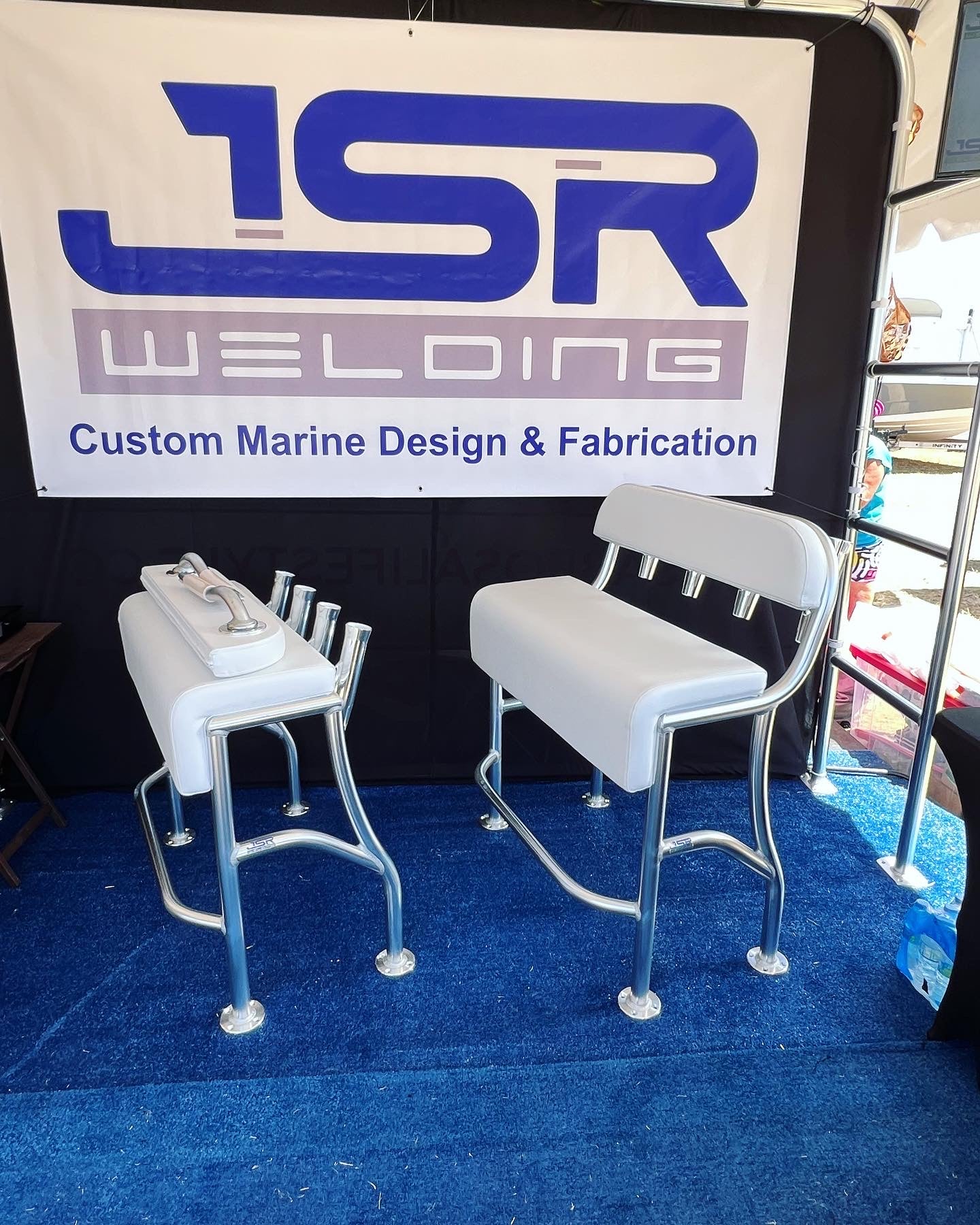 Custom Boat Leaning Posts | JSR Welding Puerto Rico